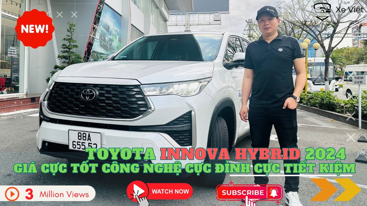Toyota INOVA CROSS 2024 Màu Trắng Ngọc Trai CÔNG NGHỆ HYBRID MỚI SIÊU ...