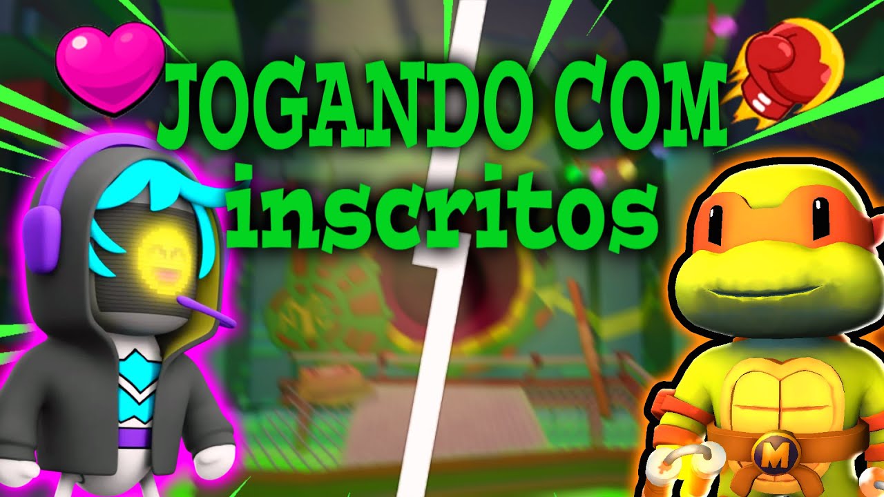 LIVE ON STUMBLE GUYS AO VIVO COM INSCRITOS BLOCK DASH REVIVER BROTA NA ...