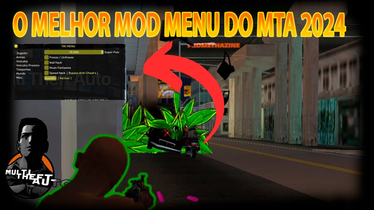XITANDO PRIMEIRA VEZ NO MTA RP COM MOD MENU - YouTube
