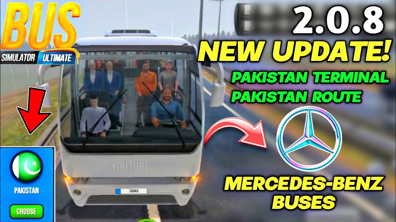 Bus Simulator Ultimate Update 🔥 Version 2.0.8 - Mercedes Benz Buses ...