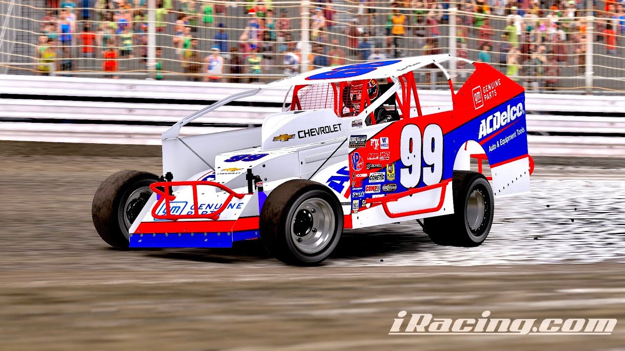 iRacing Dirt 358 Modifieds at Knoxville - YouTube