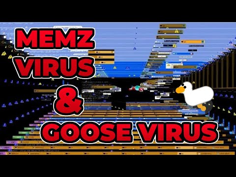 What happens When You Do The Memz Virus And Desktop Goose - YouTube