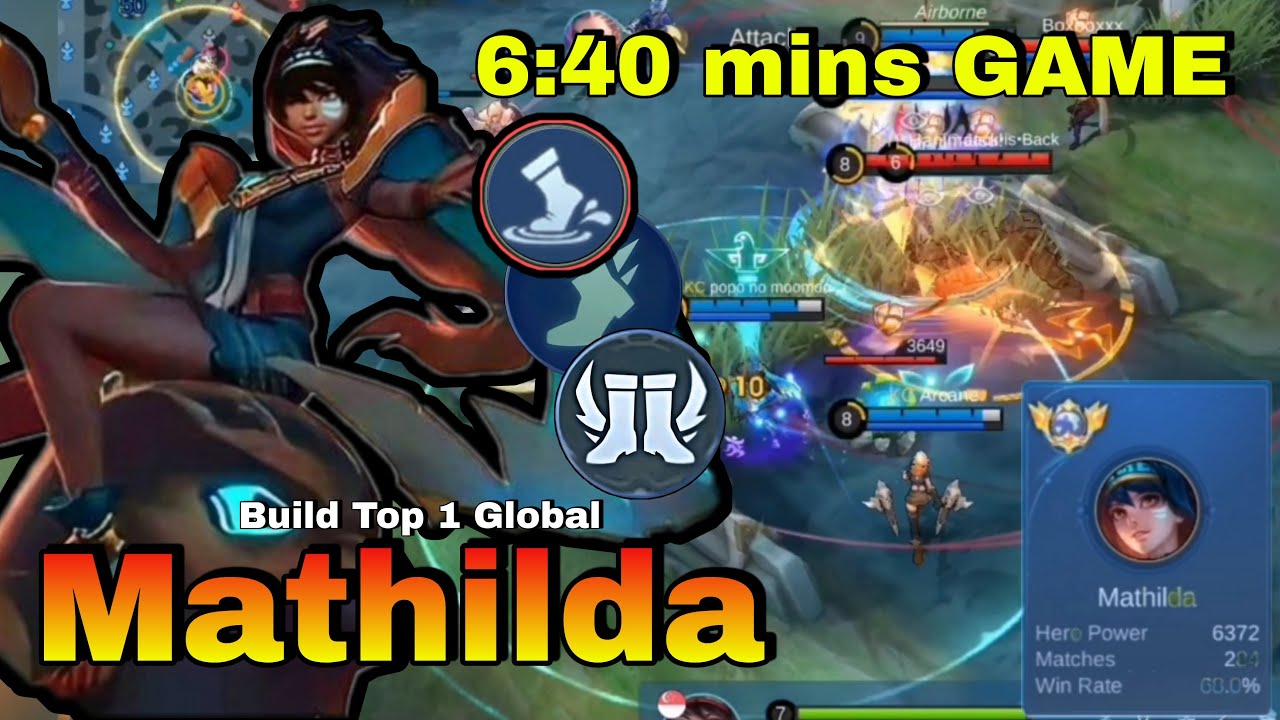 Mathilda Best Support | Ultra Fast Game-Build Top 1 Global Mathilda ...