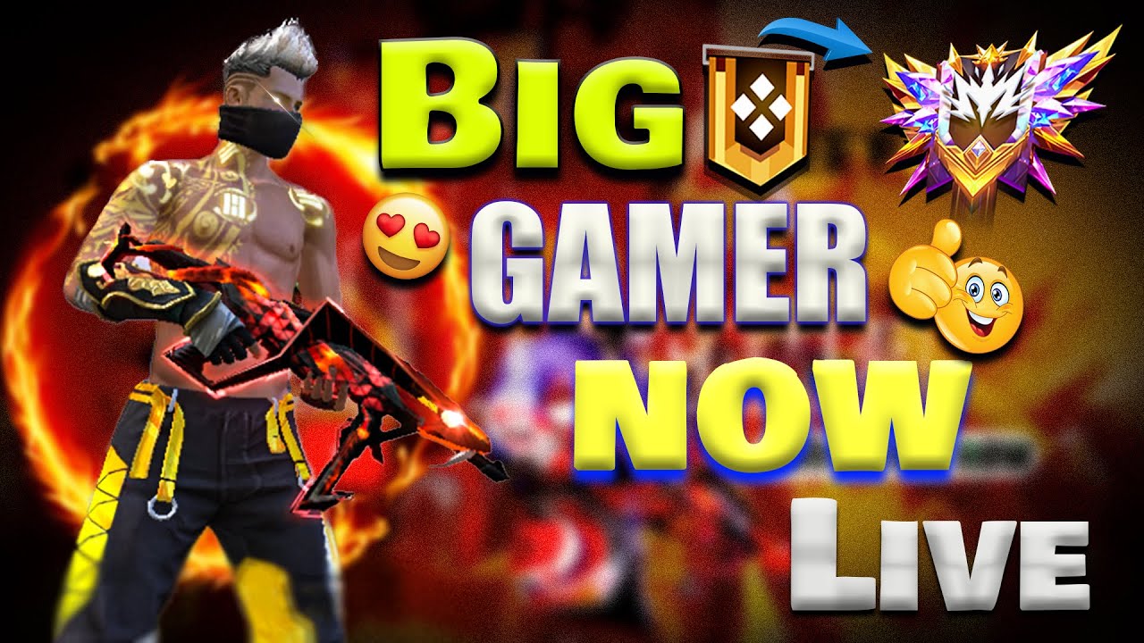Free Fire PC LIVE.New Season 45 Gold to GrandMaster RANK PUSH BR ...