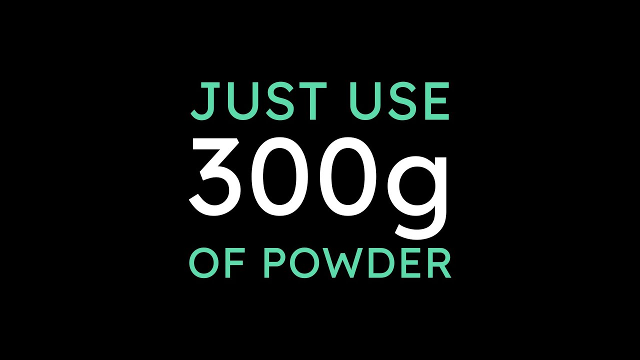 Just use 300g of powder - Sharebot Snowwhite 2 SLS 3D Printer - YouTube