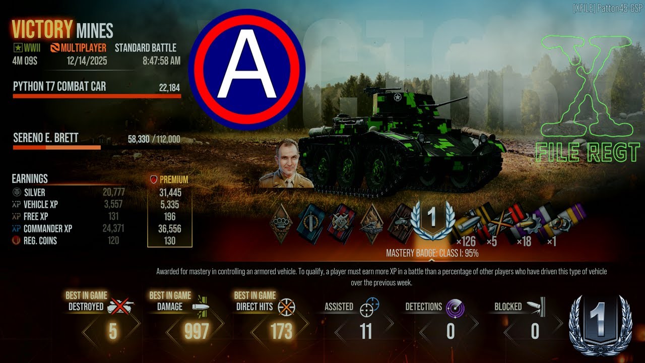 Python T7 Combat Car - Mines. Watch This Tank Dominate The Battlefield ...