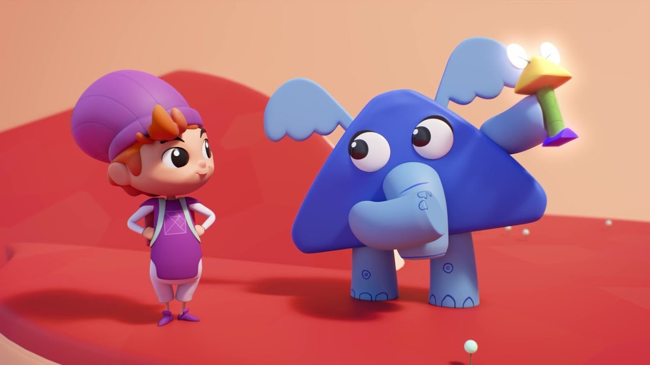 Tangranimals | Let’s Climb the Mountain! (Compilation) Cartoon in ...