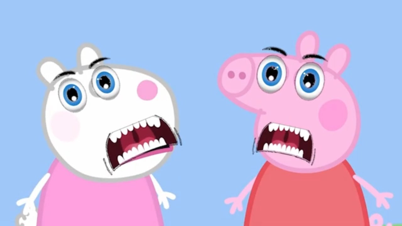 Peppa Pig | I Talk Too Much | Angry face Version - YouTube