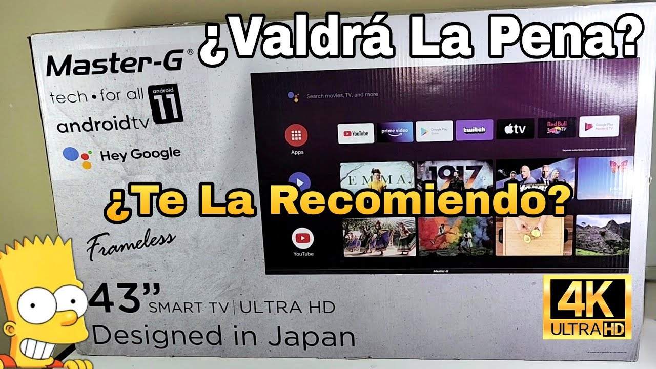 Smart TV Master-G De 43" 4K Ultra HD Con Android 11 ¿ Buena Opción ...