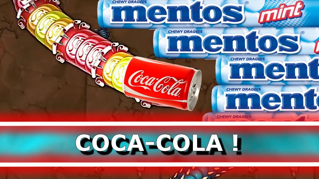 Coca-Cola vs Mentos snake ! - YouTube