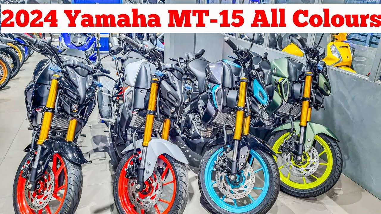 2024 New Model Yamaha MT-15 All Colours Price & Review | New Update ...