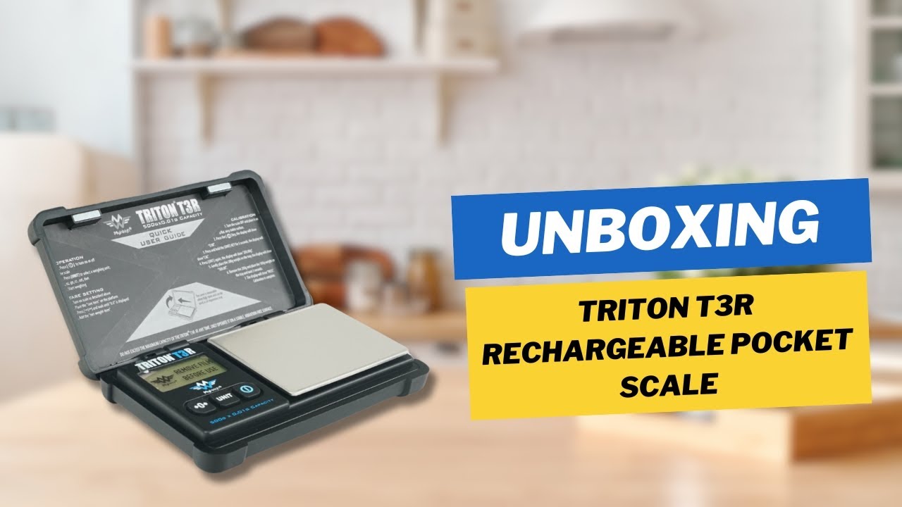 Triton T3R 500 Rechargeable Pocket Scale | Unboxing - YouTube