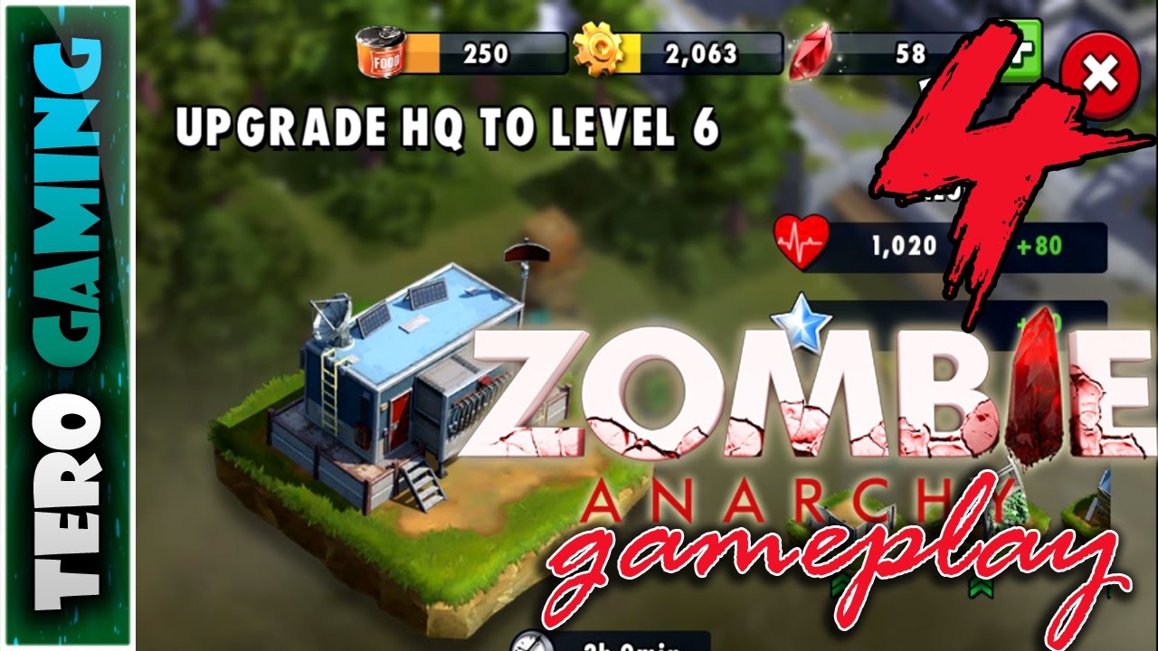 Zombie Anarchy Gameplay | Upgrading to HQ level 6 | Part 4 - HD - YouTube