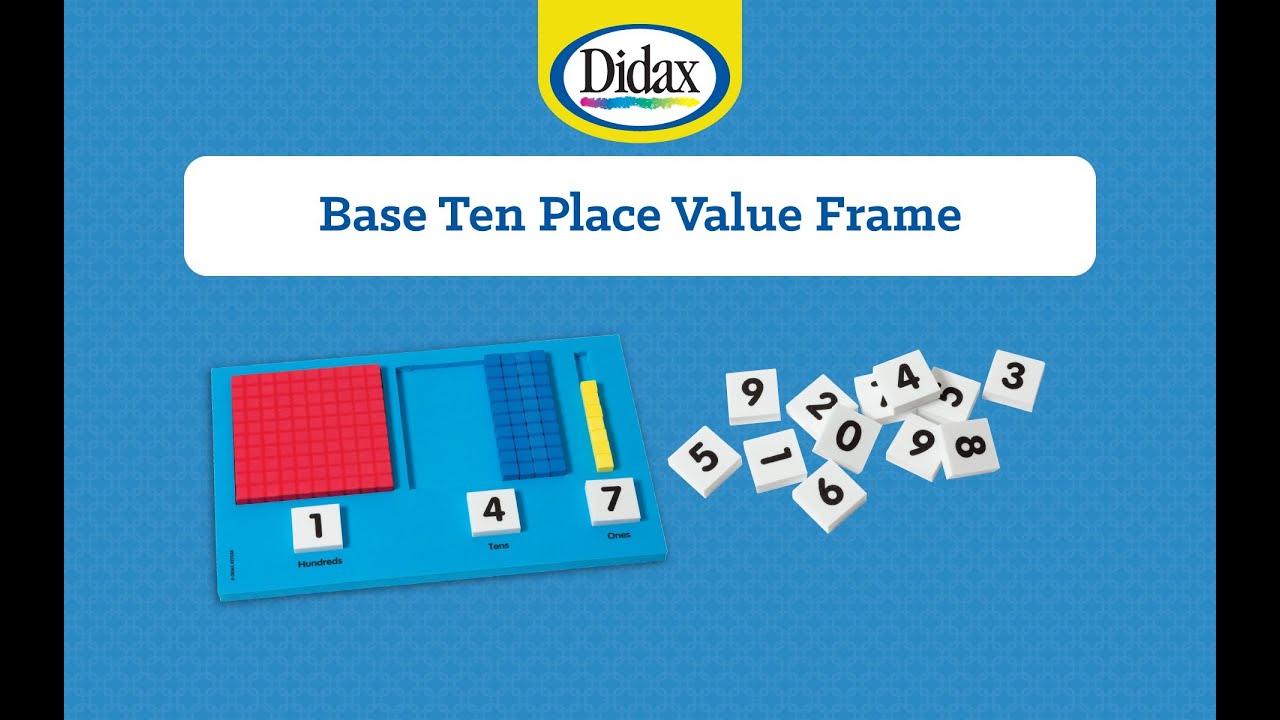 Base Ten Place Value Frame - YouTube