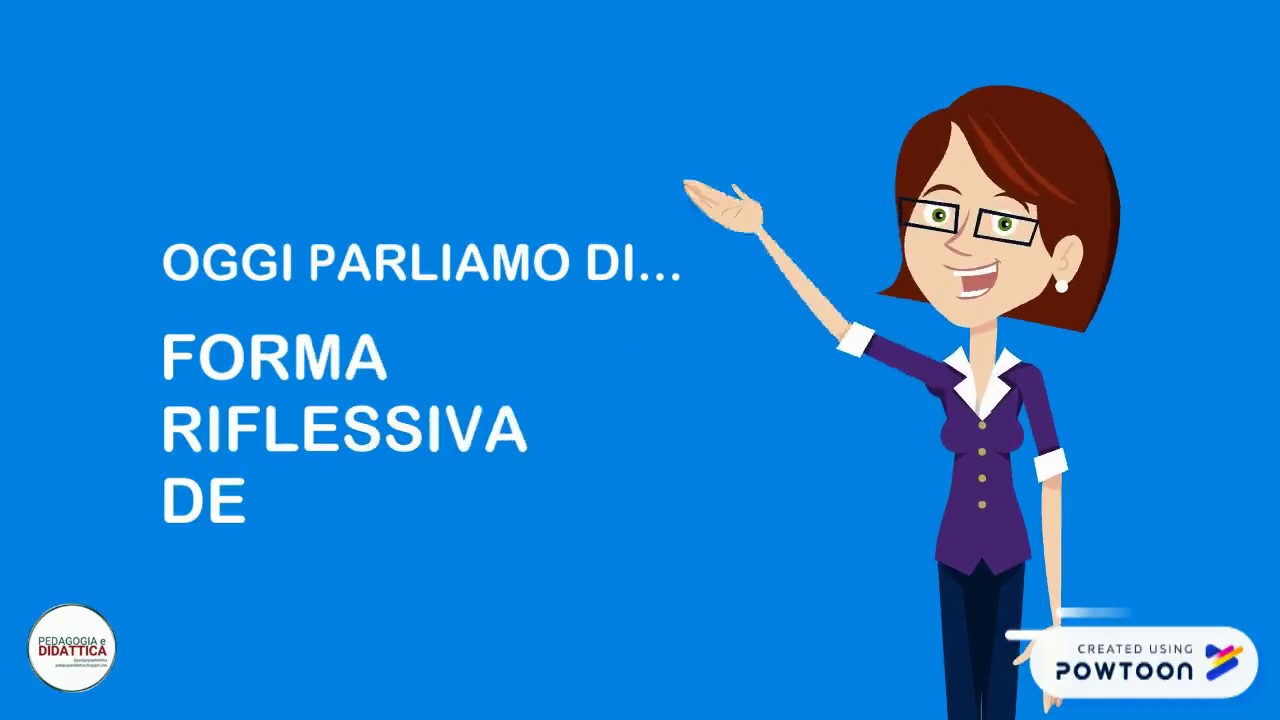 La forma riflessiva del verbo - YouTube