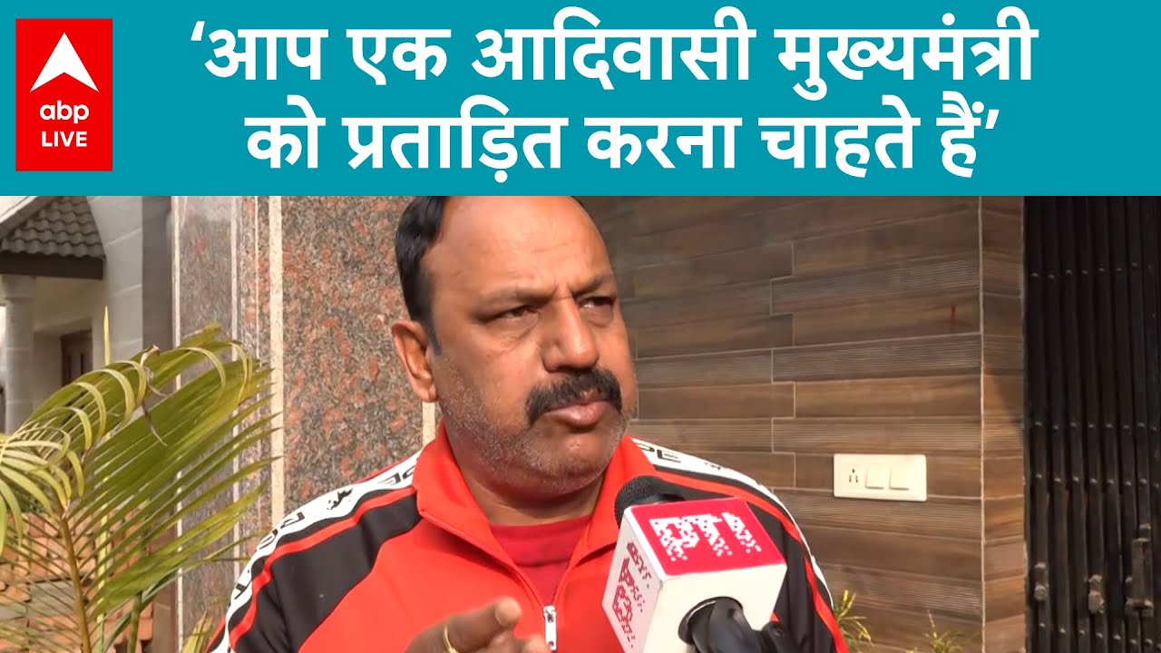 JMM प्रवक्ता Manoj Pandey ने CM Hemant Soren के आवास पर ED के पहुंचने ...