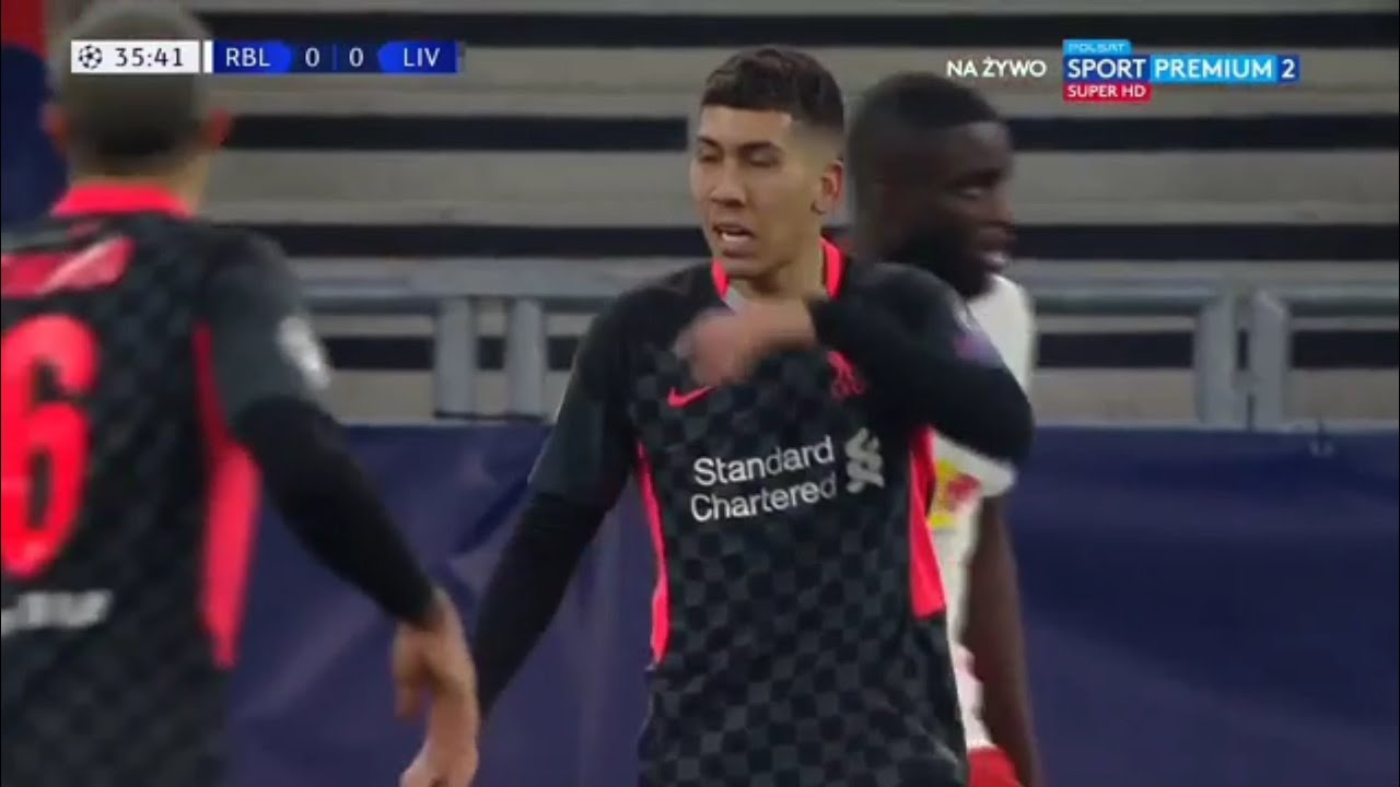 Firmino Disallowed goal vs Leipzig - YouTube