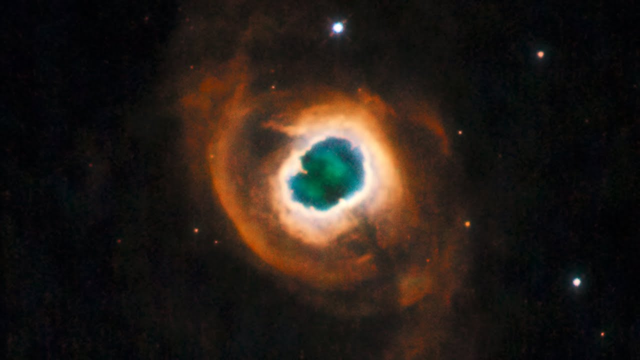 NASA Shares Stunning Photo of Rare, Glowing Multi-Shell Nebula - YouTube