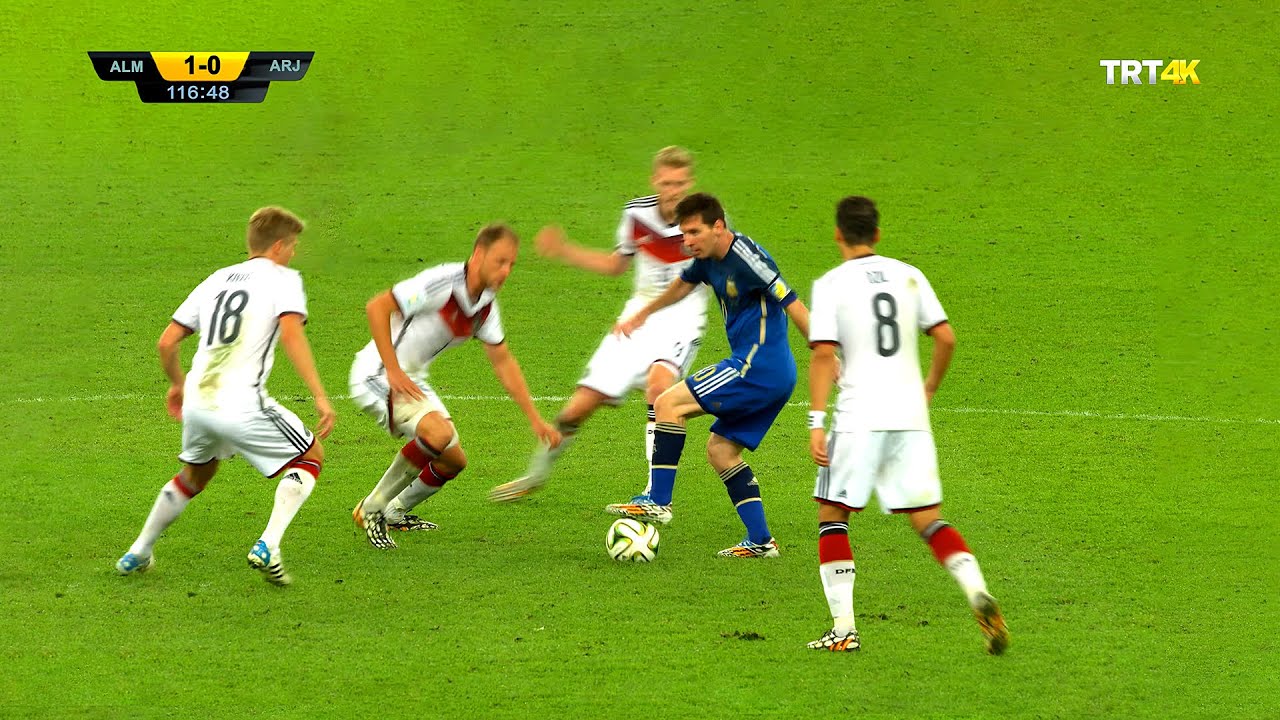Lionel Messi vs Germany (World Cup Final) 2014 English Commentary 4K ...
