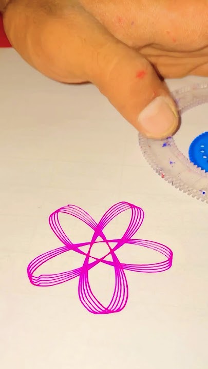 Spirograph Loop So Perfect It Feels Unreal! ♾️ #asmr #diy #art #relax #wow #spirograph # ...