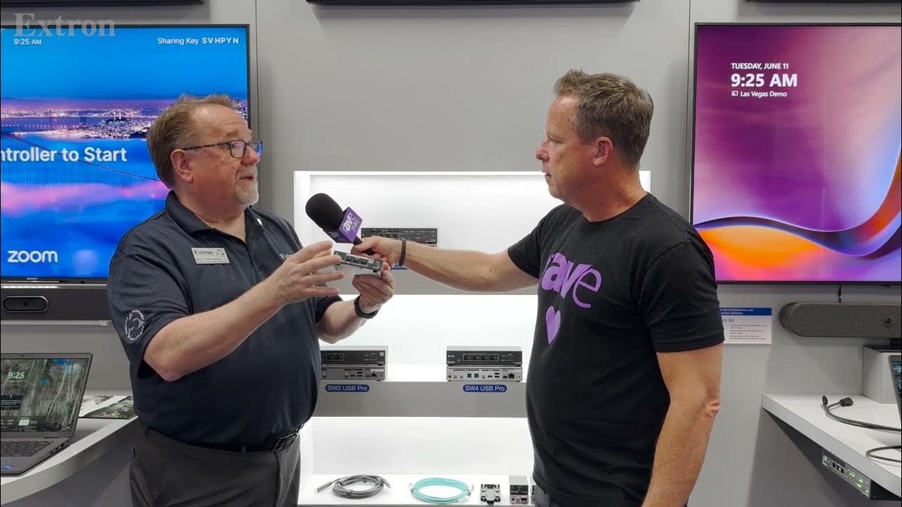 Extron Shows UCS 601 Pro 4K USB-C 10G Dock and UCS 303 4K/60 Collaboration and Presentation ...