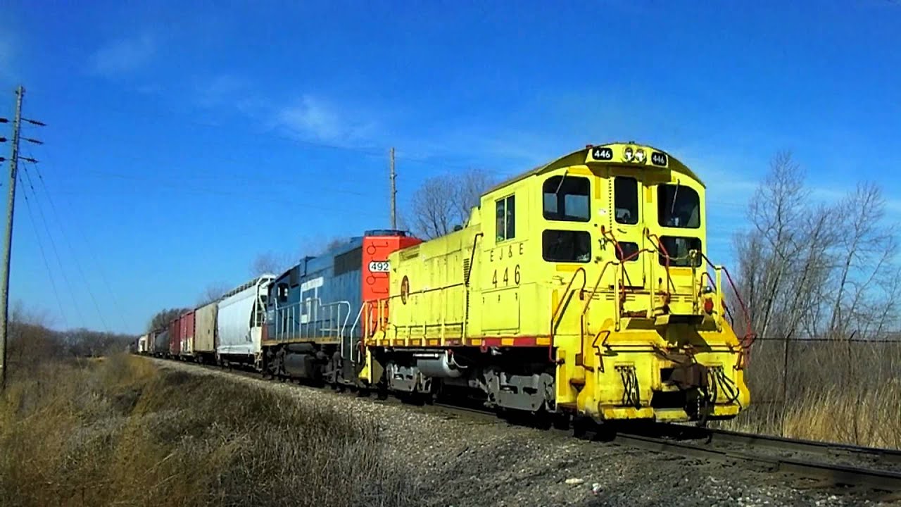 EJ&E 446 East - Gary, IN - YouTube