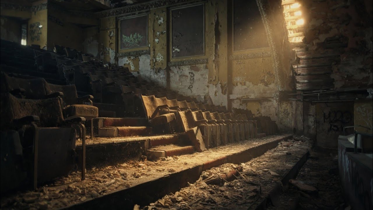 Exploring an ABANDONED 1960s Retro Theater: Horrifying Discovery Inside ...