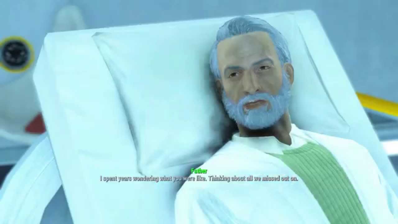 Fallout 4 - Nuclear Family: Shaun "Father" In Bed Dying "Glad I Found ...