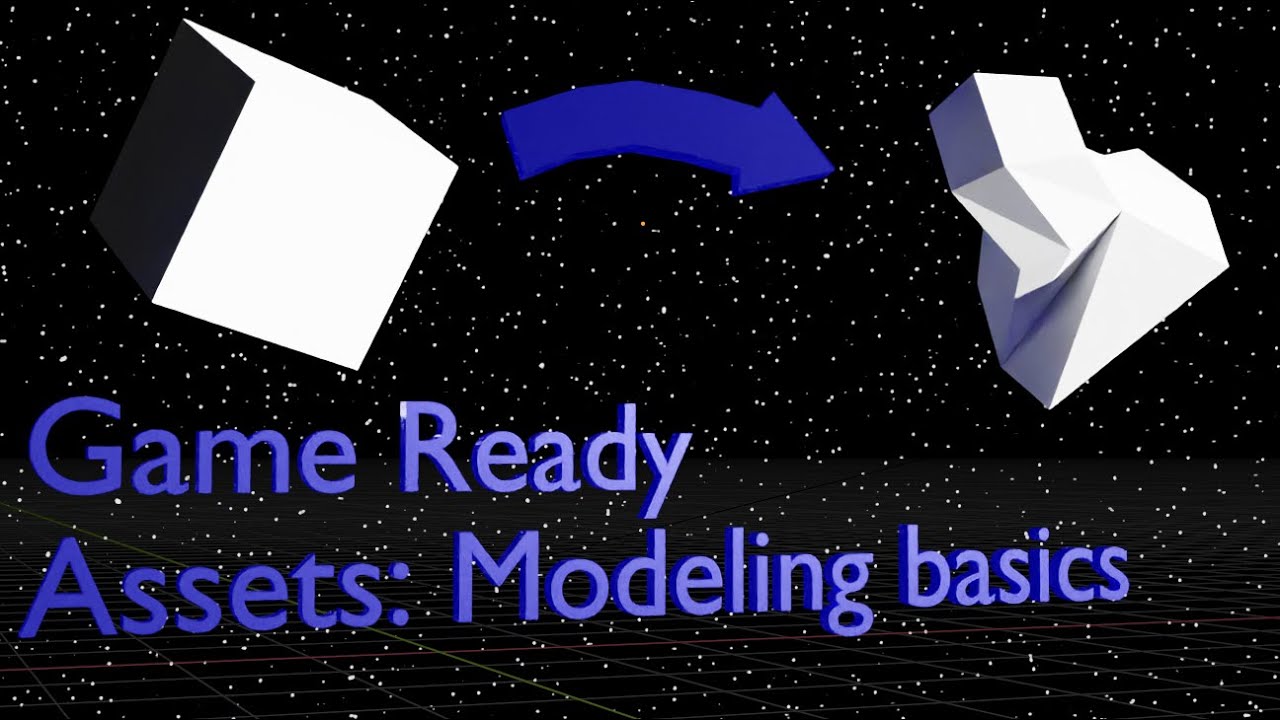 Game Ready Asset tutorial: ch 1.0; Modeling basics - YouTube
