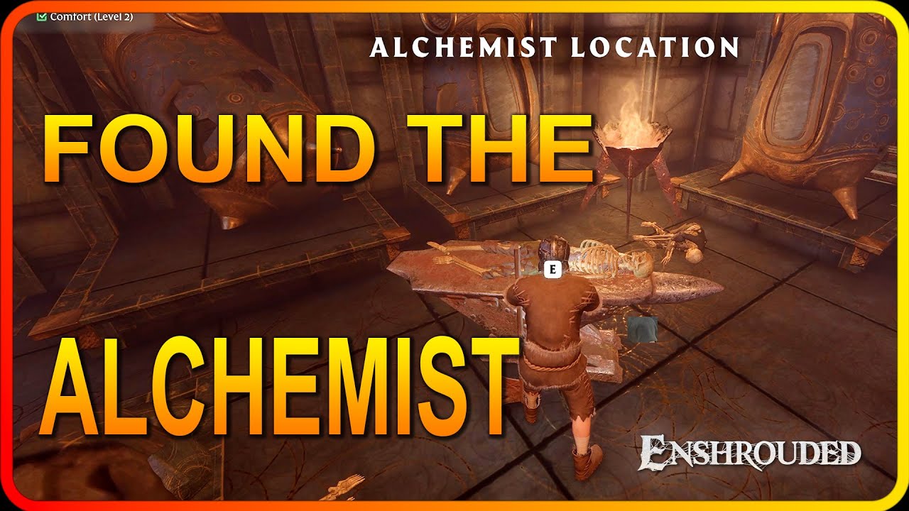 THE ALCHEMIST Location, Salt Mine and Lots of Spiders! | Enshrouded ...