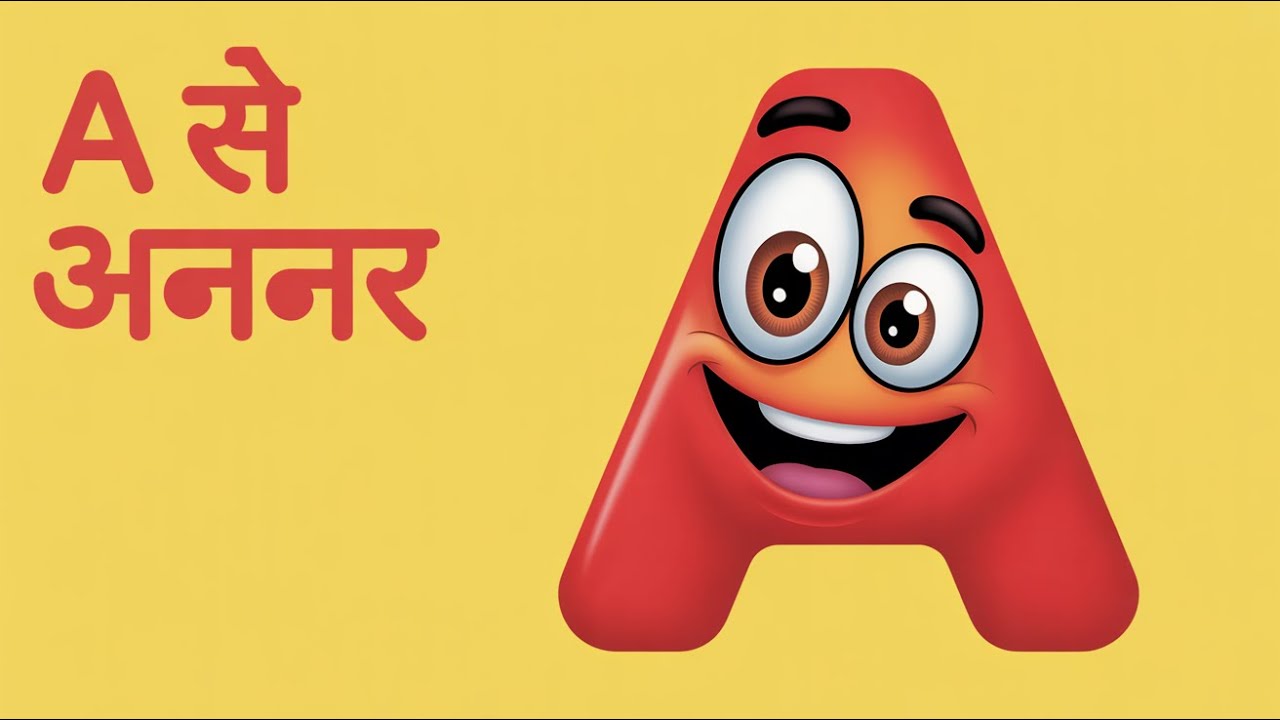 अ से ज्ञ तक | Hindi Varnamala for Kids | Learn Hindi Alphabets with Fun ...