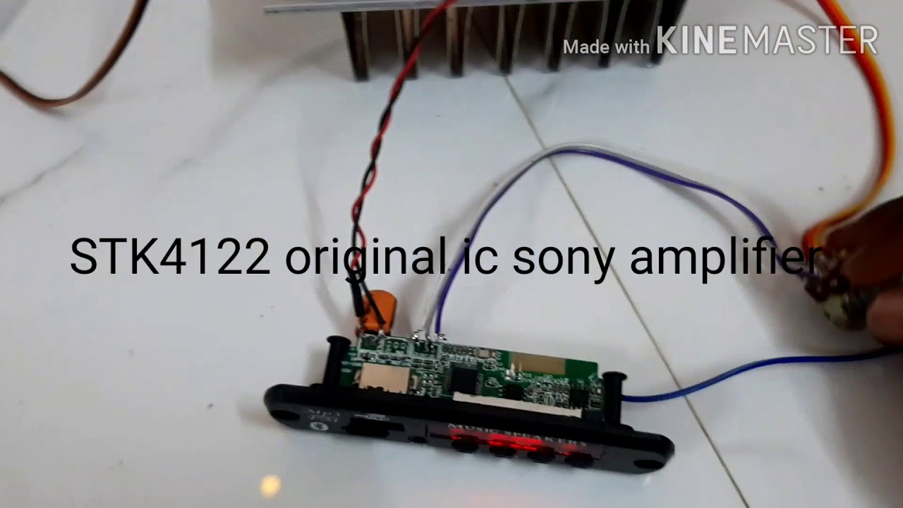 STK4122 Original ic amplifier - YouTube