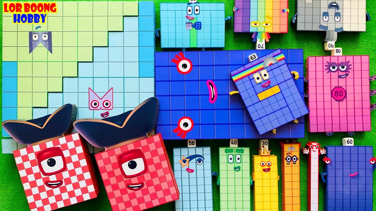 Meet Numberblocks NEW 417 Puzzle Tetris Shape| ASMR chirping of birds ...