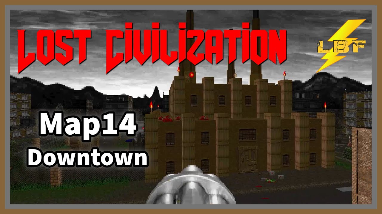 DOWNTOWN | Doom II: Lost Civilization [Ultra-Violence 100%] - Map14 ...