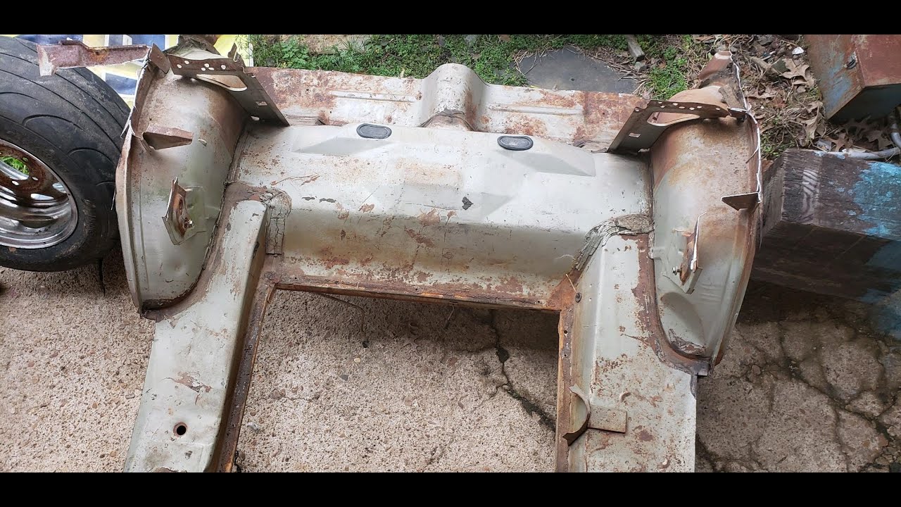 65 Mustang Rear Frame Swap the easy way! Part 2 - YouTube