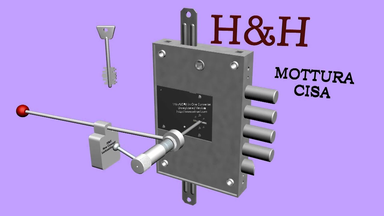 CISA & MOTTURA LOCK OPERATION - YouTube