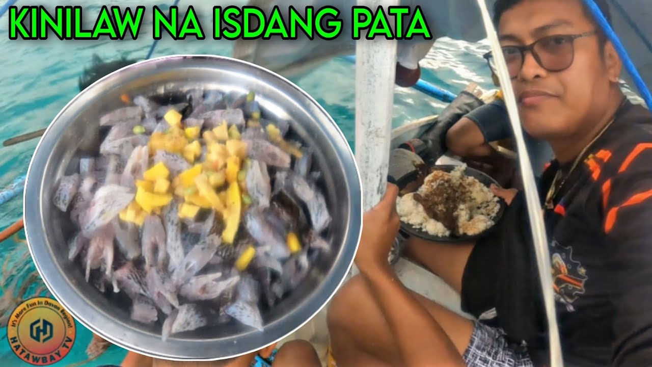 KINALAW NA ISDANG PATA AT ADOBONG PATO | FOOD TRIP SA GITNA NG DAGAT by ...