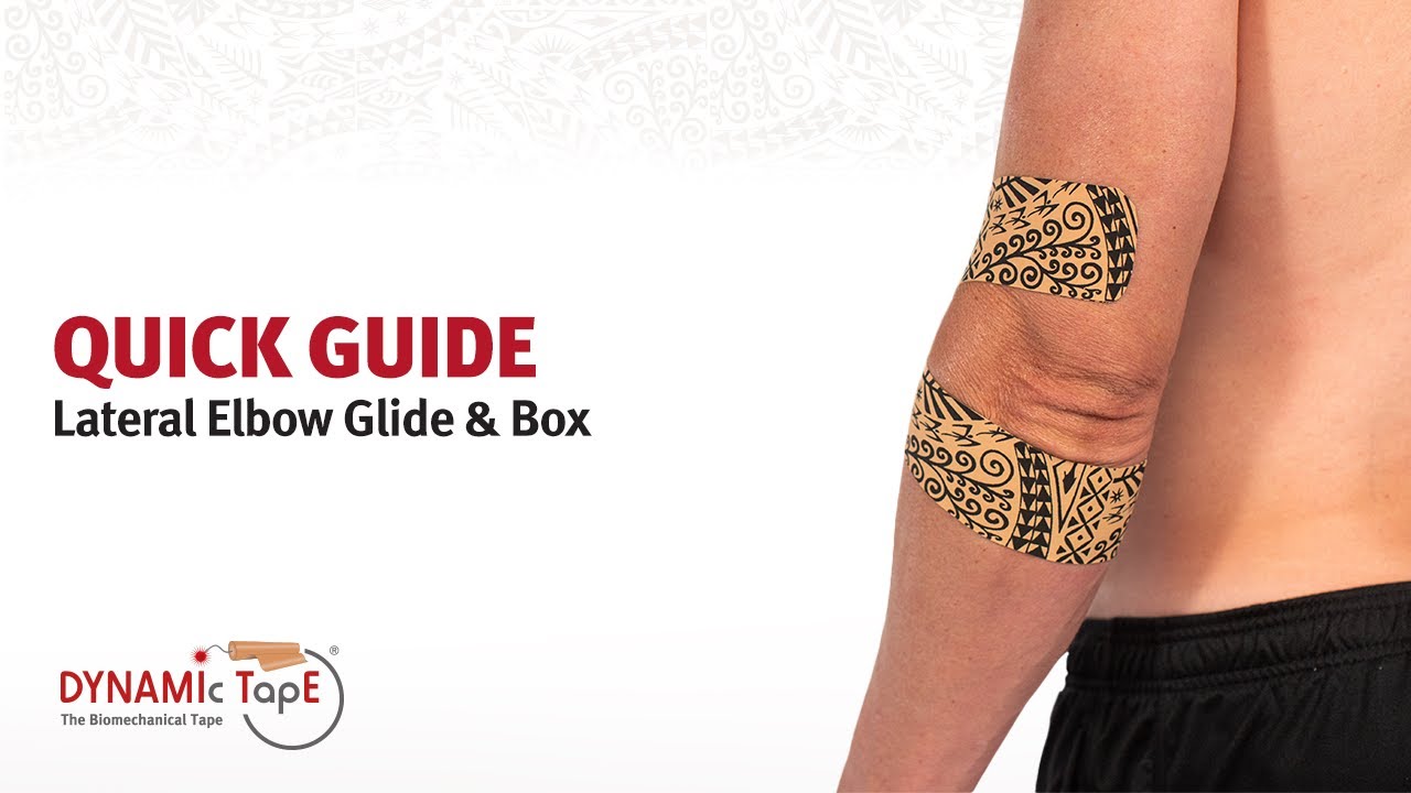 Quick Guide - Tennis Elbow Taping with Dynamic Tape | Combining Counter ...