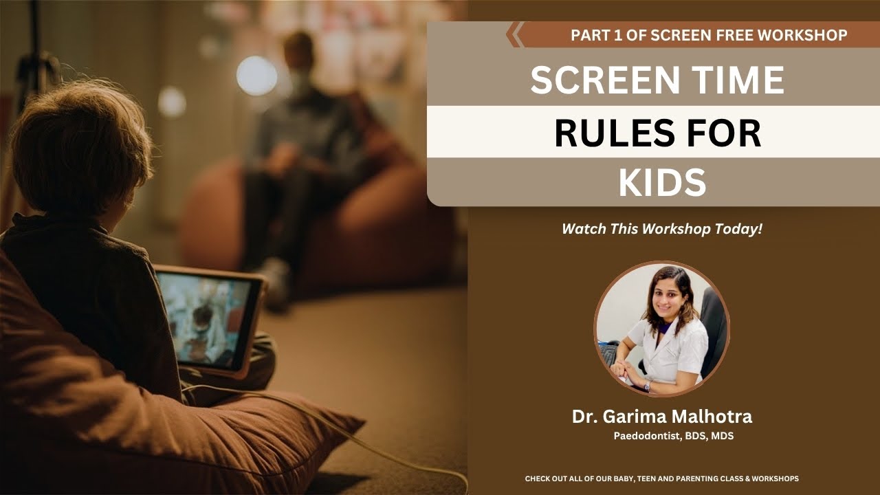 Screen Time Rules for Kids | Part 1 of Screen Free Workshop - YouTube