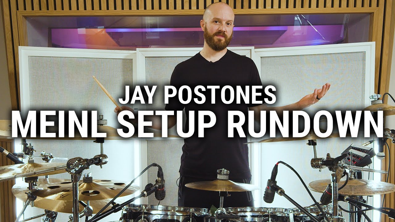 Meinl Cymbals - Jay Postones' Meinl Setup Rundown - YouTube