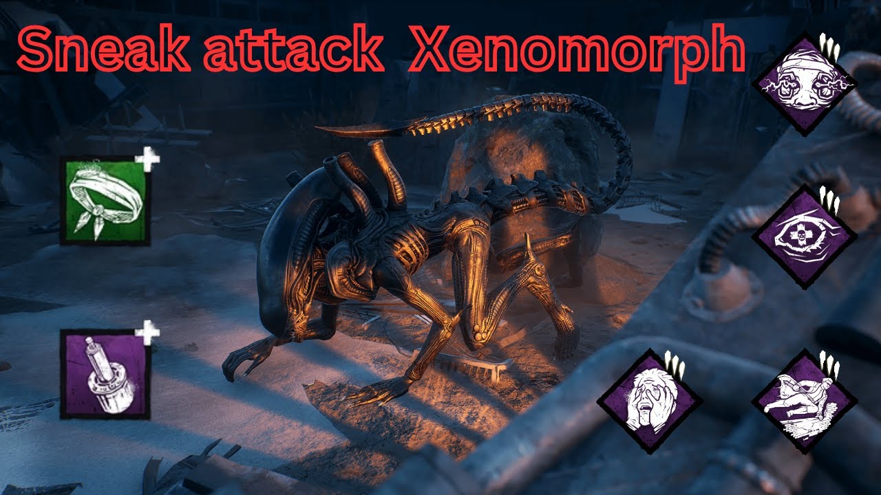 Awesome tail flick attacks as The Xenomorph - DBD - YouTube