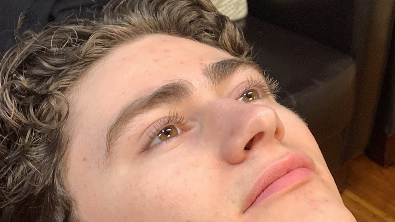 How to do Eyebrow Threading for men | Men Eyebrow tutorial #beauty # ...