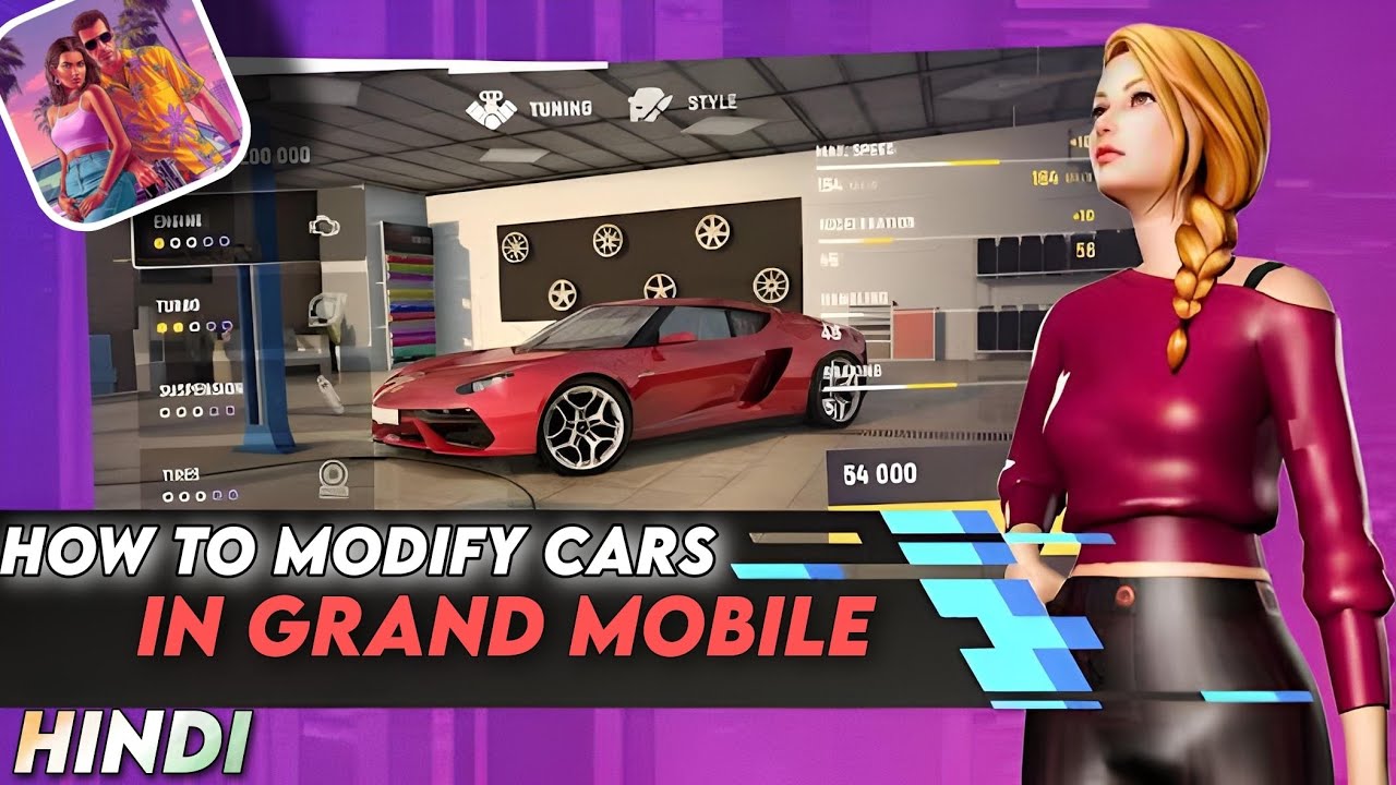 How to modify cars in grand mobile | modify your cars in Grand mobile ...