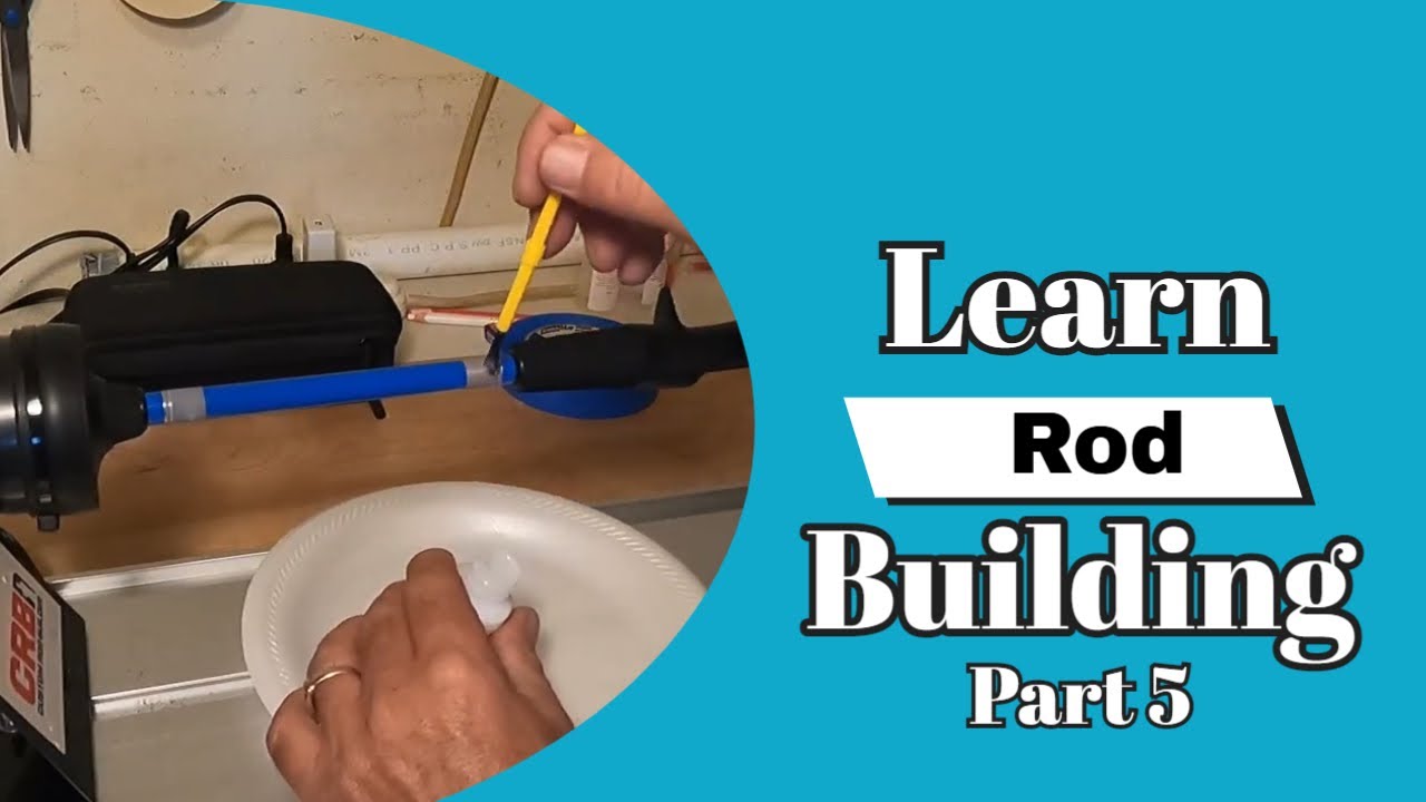 Rod building for beginners. Part 5, Preserving the thread color. - YouTube