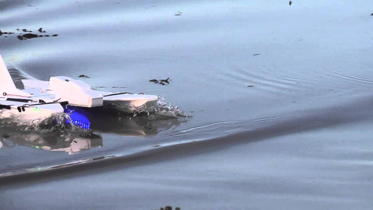 RC Sea Plane VERY TAIL HEAVY maiden flight - YouTube