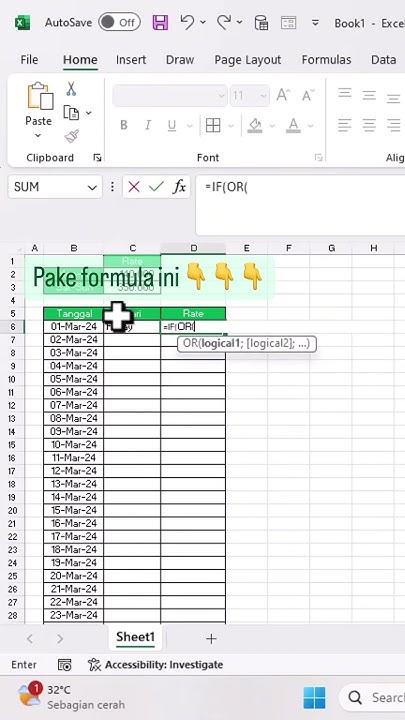 Input Data Otomatis Di Excel Excel Exceltips Exceltricks Tutorexcel Belajarexcel
