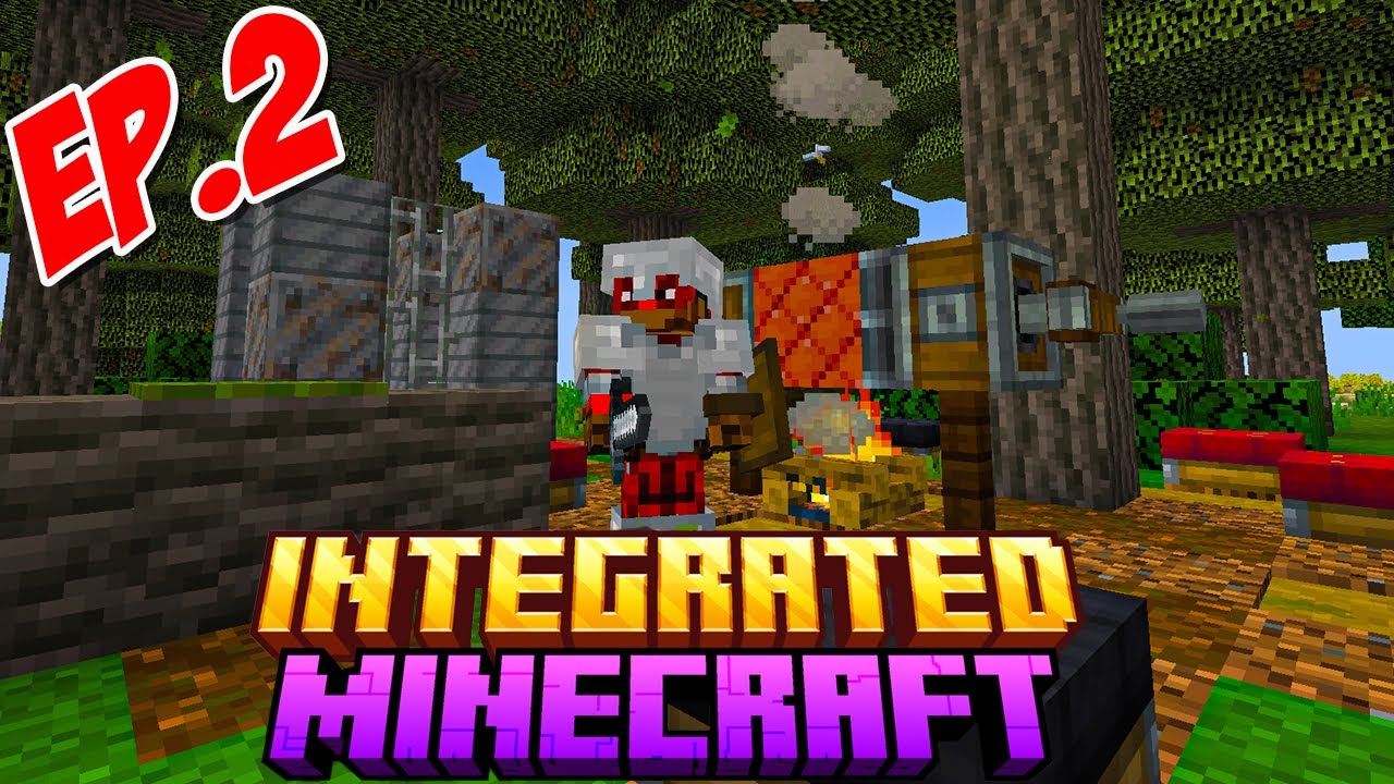 INTERGRATED MINECRAFT MODPACK EP 2 - YouTube