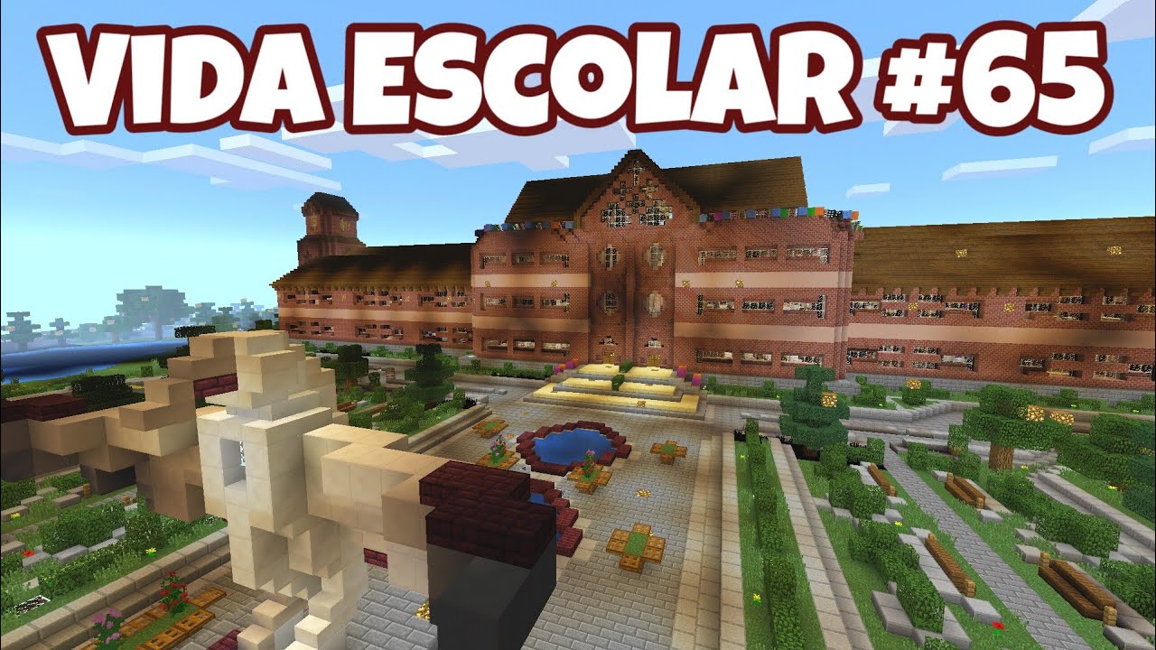 Minecraft PE: Vida Escolar #65 Último dia de aula, vamos mudar de ...