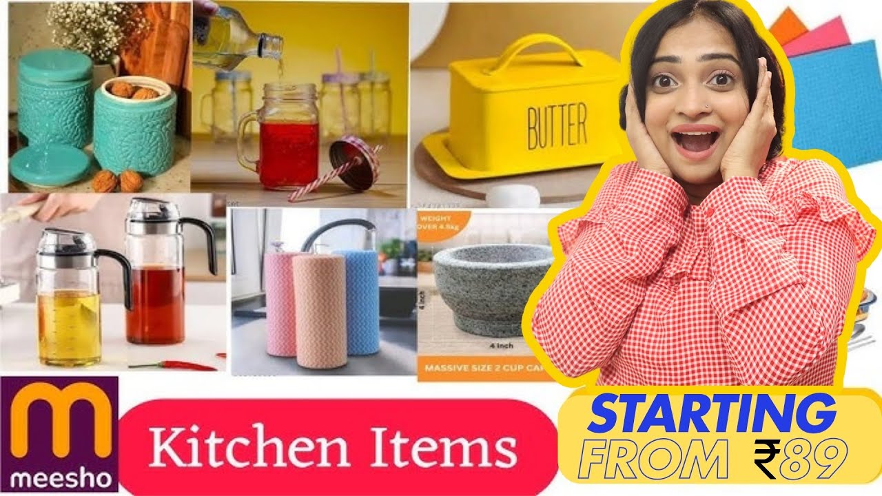 Meesho Kitchen Item Haul 🍳Starting @89 only 💗Super Good Quality ...