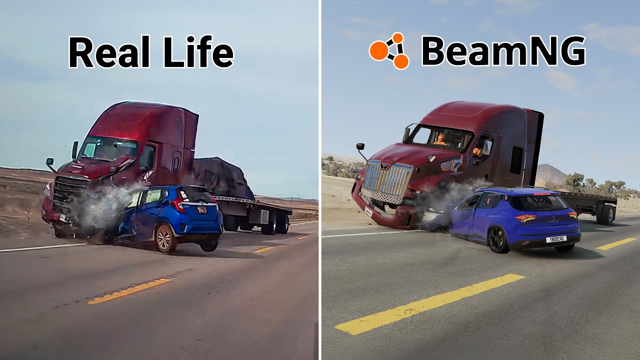 Accident Based on Real Life Incidents | BeamNG.Drive Simulation #1 ...